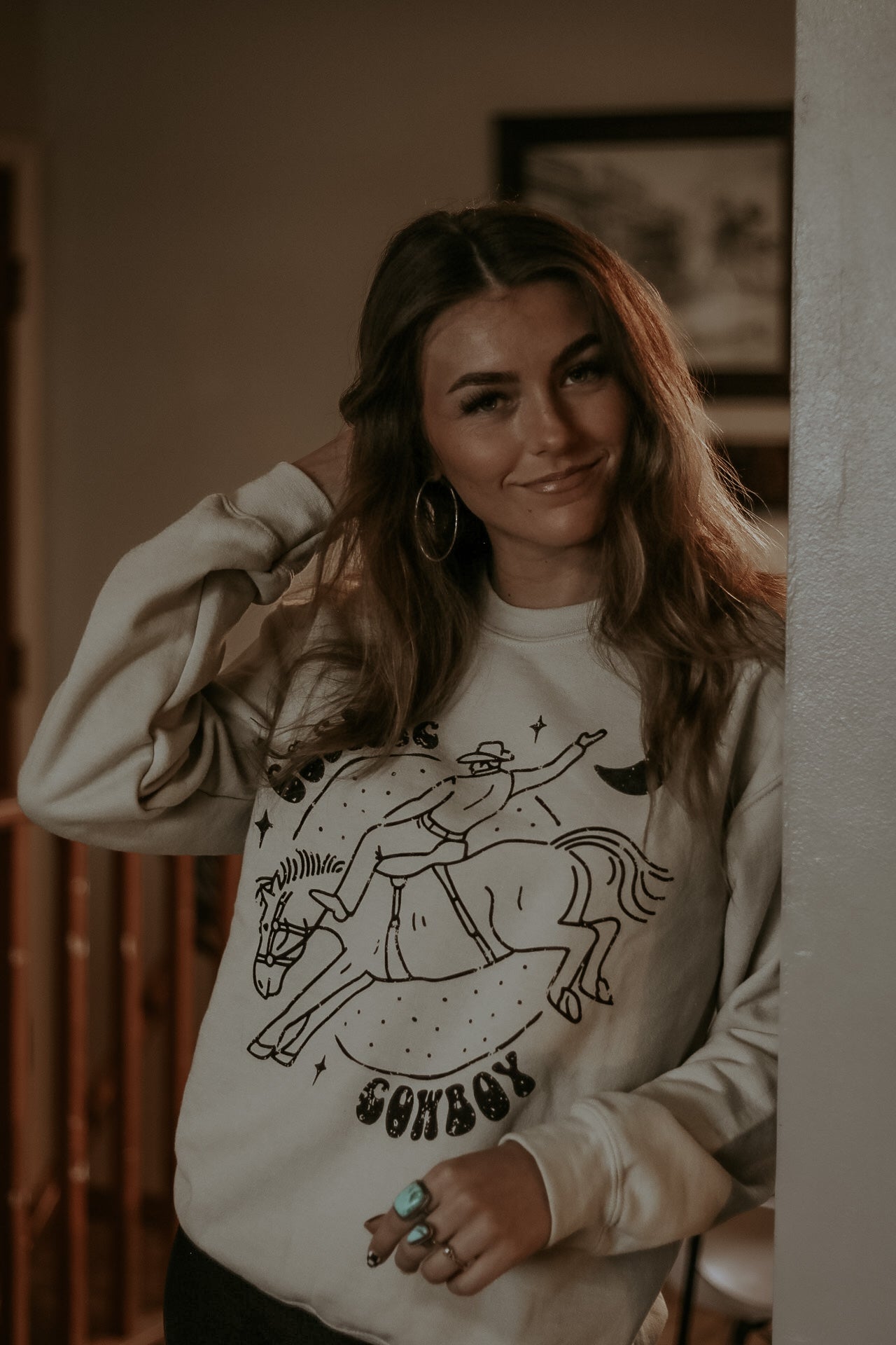 Cosmic Cowboy Sweatshirt | Outerwear | The Wild Buckskin